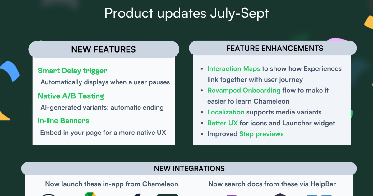 Q3 Release Roundup: Elevating Product Adoption and Making Users Happy ...