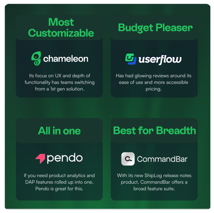 The 10 most popular DAPs for 2024 | Chameleon