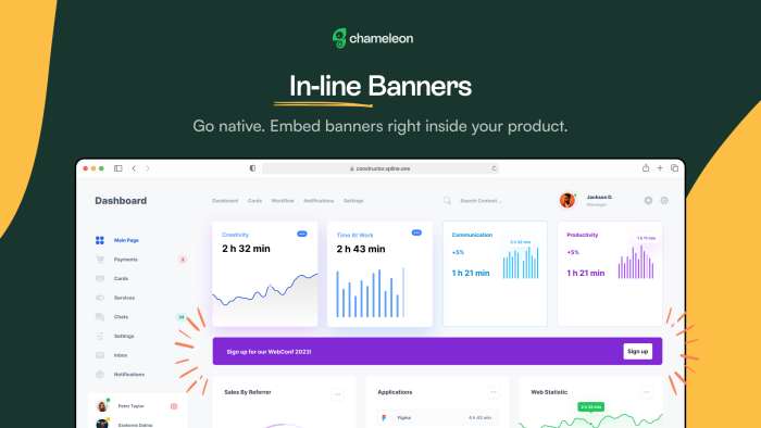 In-line Banners | Chameleon