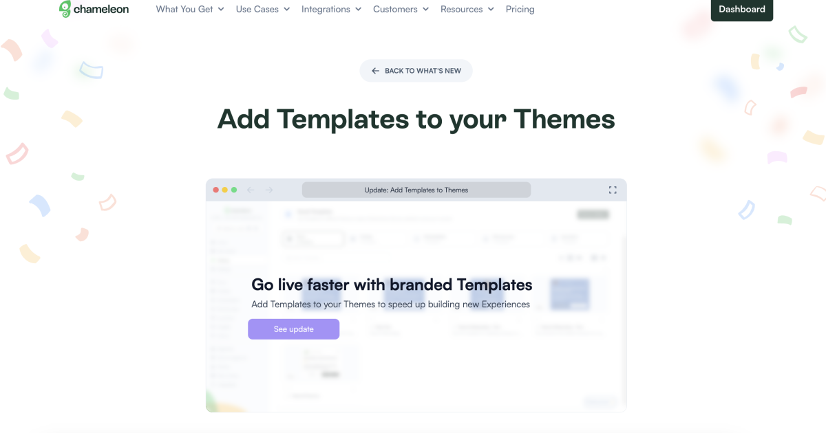 Chameleon's Release Notes Demo | Chameleon