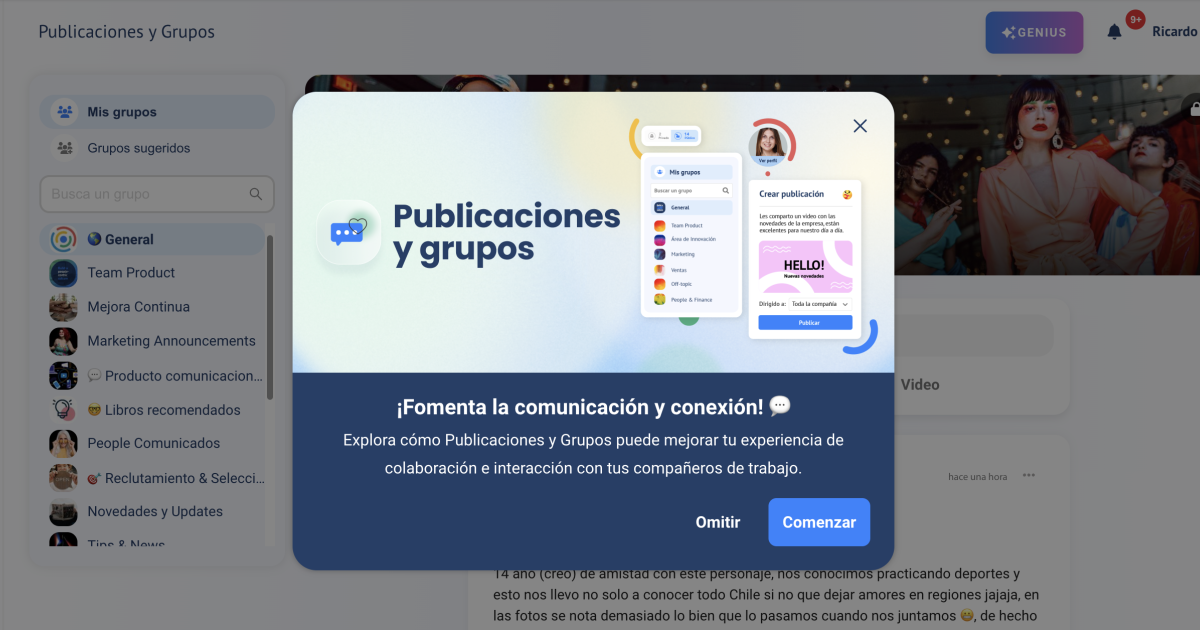 Rankmi's Feature Guide Modal | Chameleon