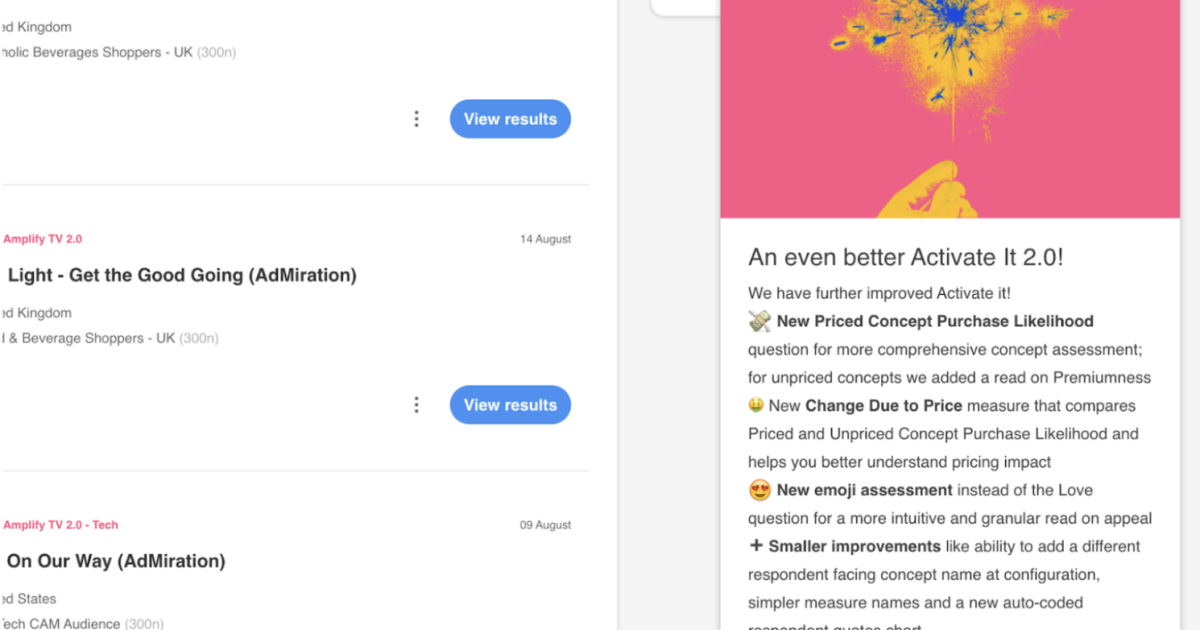 Zappi's Release Notes Slideout | Chameleon