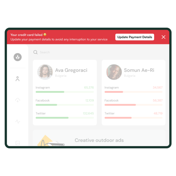 In-Line Banners that grab users' attention | Chameleon