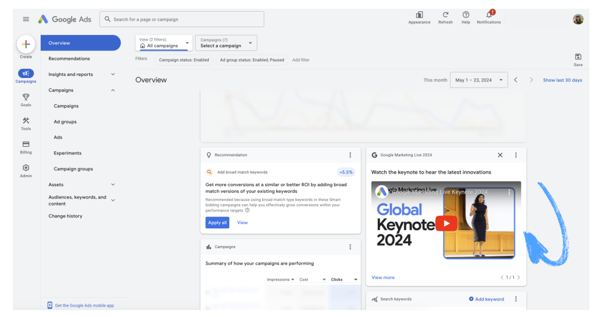 Google Ads' Embedded Card | Chameleon