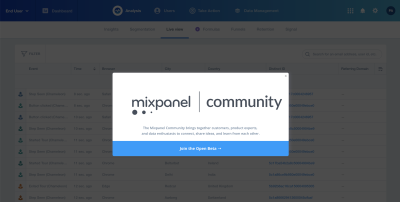 Mixpanel Feature Onboarding Tooltip | Chameleon