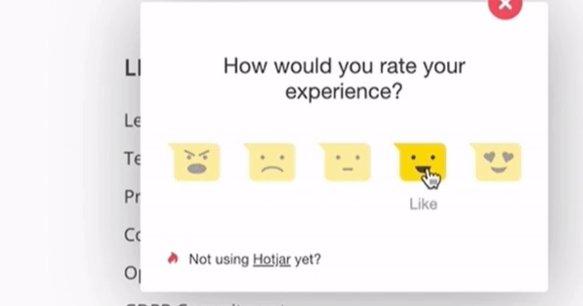 Hotjar Feedback Collection Widget | Chameleon