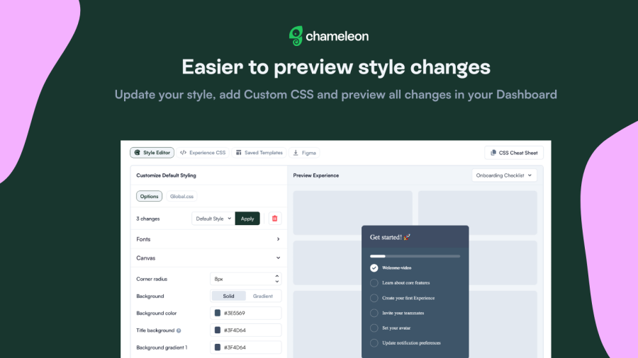 Chameleon | The Deepest Product Adoption Platform | Chameleon
